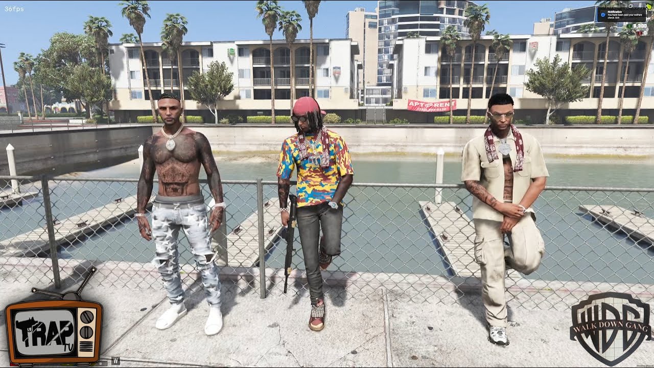 What's Hood! 4.6 | Grizzley World "Walk Down Gang" | GTA5 RP | TrapTvRp ...