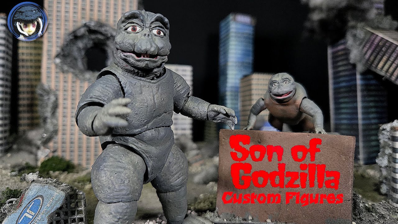 Custom Godzilla_154 3D Printed Minya (Minilla) Son Of Godzilla Figure ...
