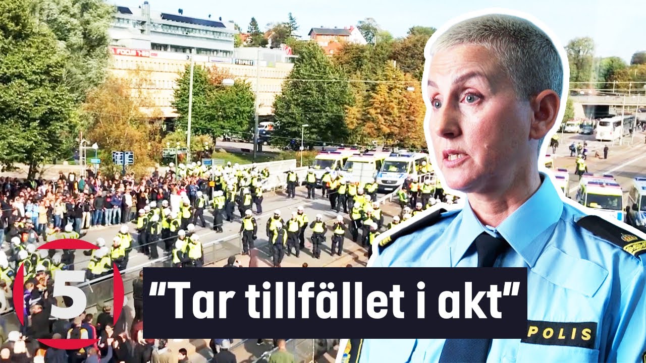 Ungdomar KASTAR STEN mot polis under demonstration! | Fångat på ...