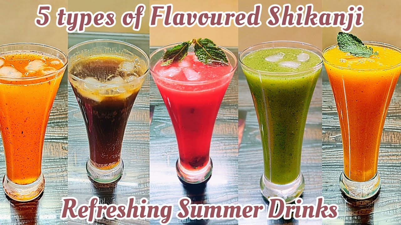 Refreshing Summer Drinks|Flavoured Shikanji|Nimbu Sharbat|When life ...