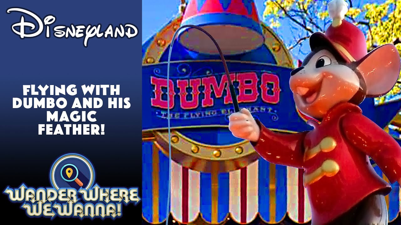 Flying With Dumbo And His Magic Feather At Disneyland! - YouTube