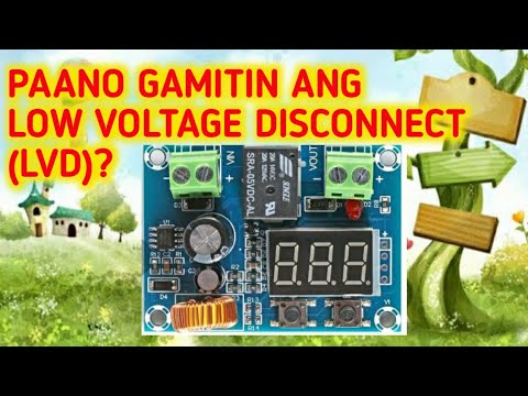 PAANO GAMITIN ANG LOW VOLTAGE DISCONNECT (LVD)?HOW TO SETUP LOW VOLTAGE ...