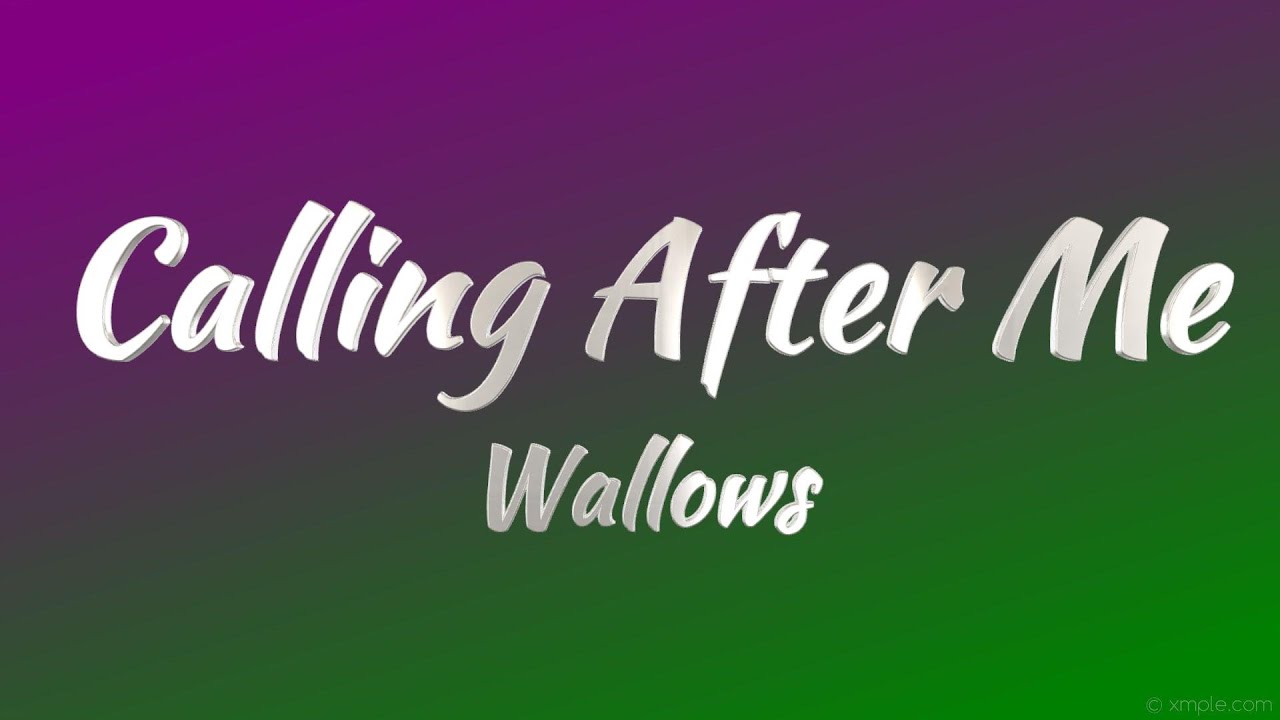 Wallows - Calling After Me (Lyrics) - YouTube