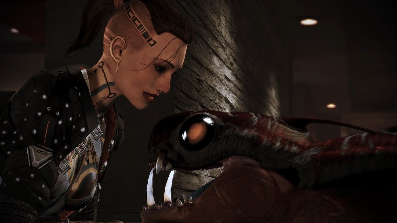Mass Effect 3 (Male Paragon) - 317 - Citadel DLC: 28) Jack's New Pet ...