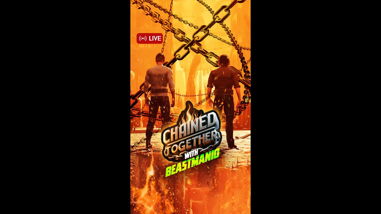 🔴Can I Survive this? | Chained Together Live with Friends #Shorts - YouTube