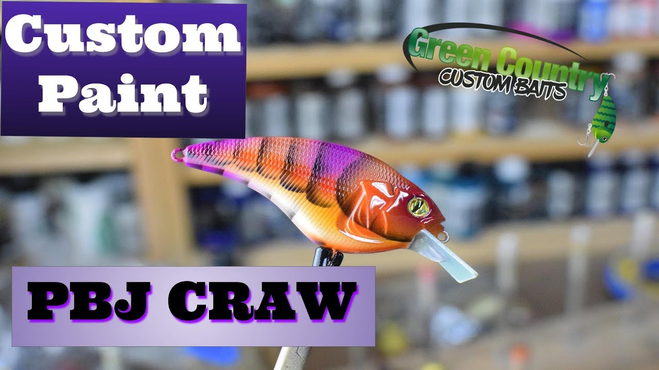 PBJ CRAW--LURE BUILD PRODUCTS CUSTOM PAINTING - YouTube