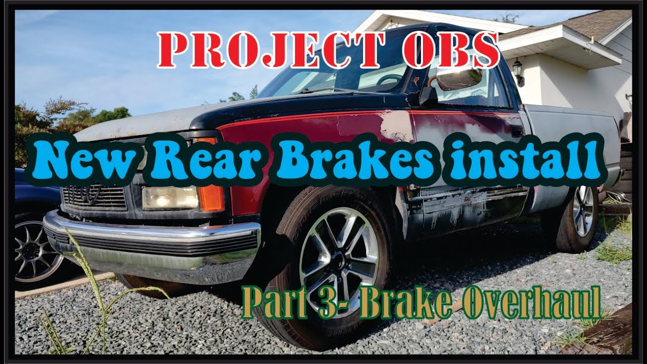 Replacing the Rear Brakes - OBS Project - YouTube