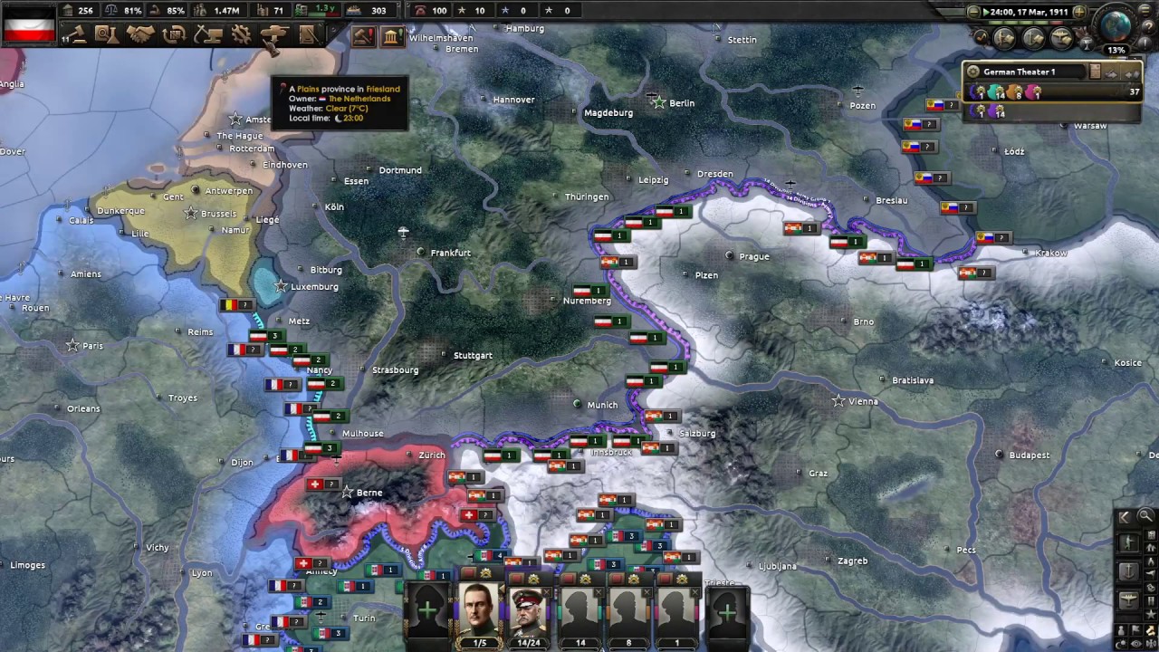 HOI4 Vods: Playing German Empire (Great War Redux mod) - YouTube