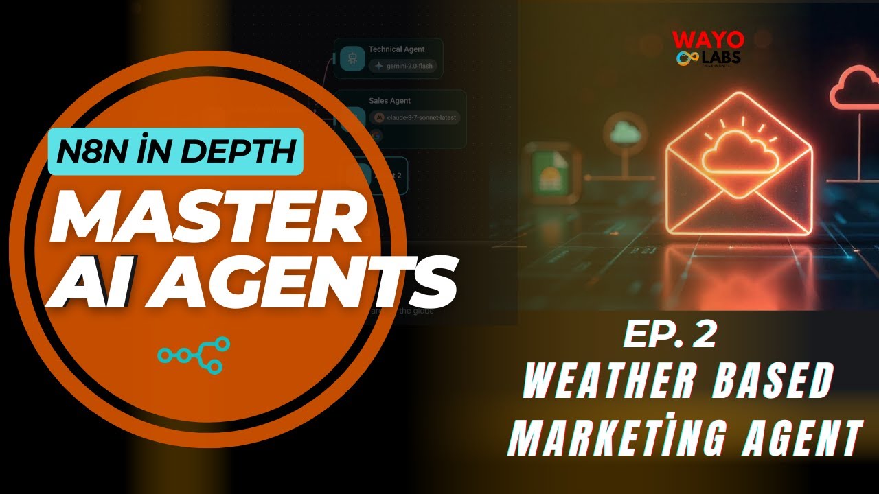 Master AI Agents Ep. 2 : Weather Based Marketing Agent | n8n in depth ...