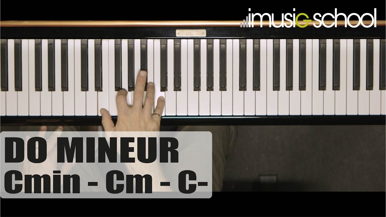 🎹 "DO MINEUR ET SES RENVERSEMENTS" Les principales positions d'accords ...