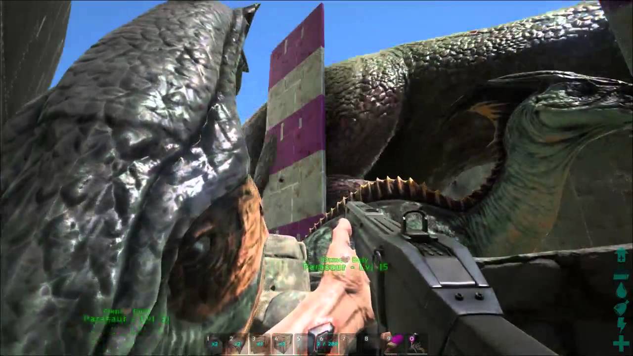 Ark - Giganotosaurus Line Of Sight Testing - YouTube