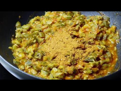How to cook a berakaya curry in Telugucooking - YouTube