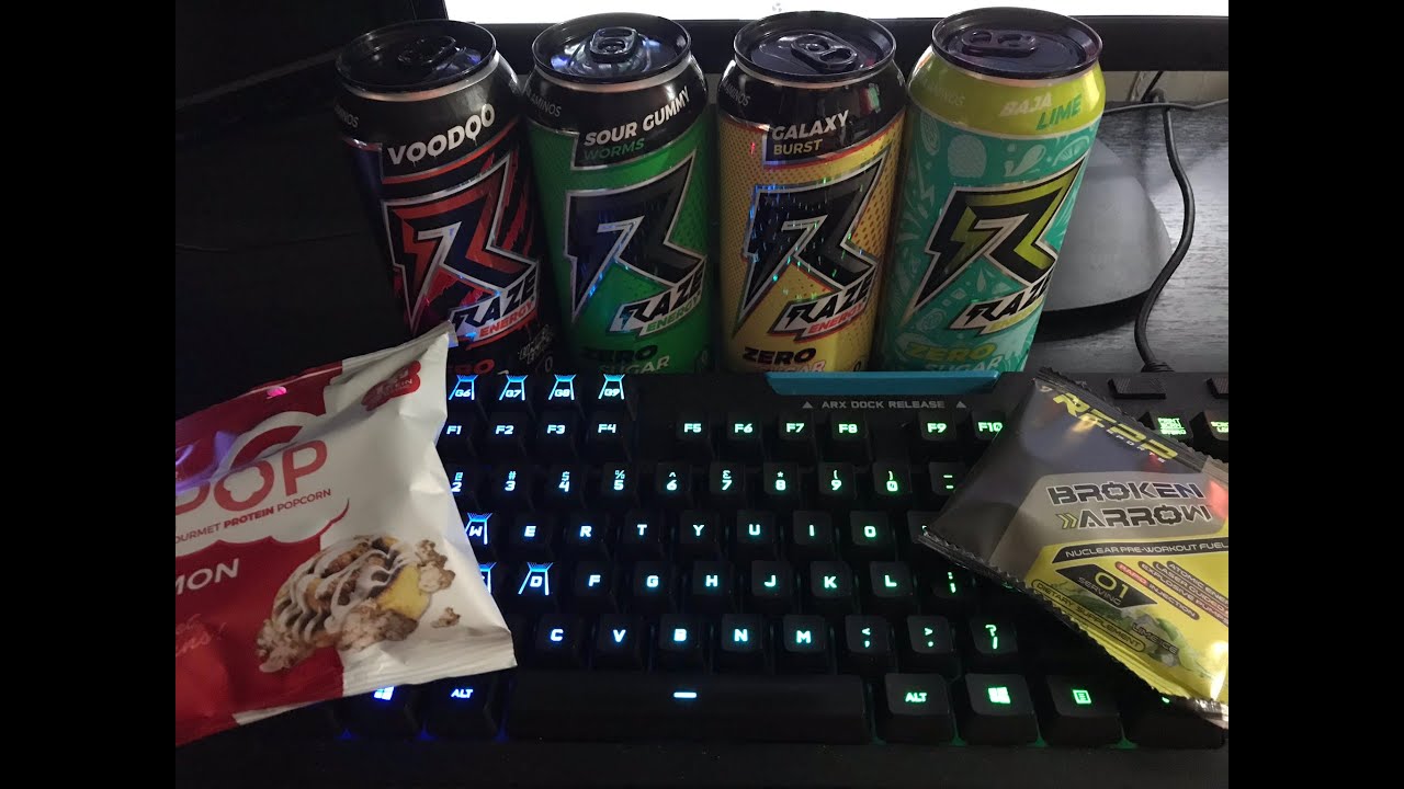 Raze Energy Drink Review & UnBoxing - YouTube