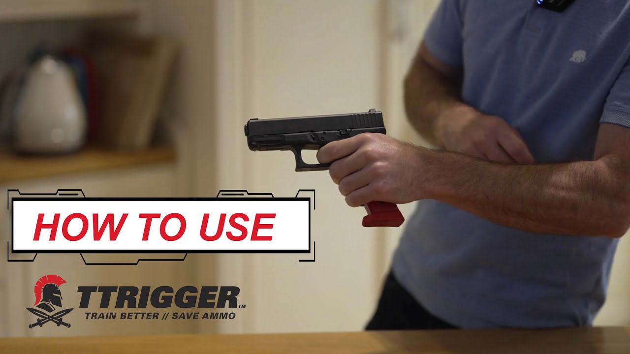 TTRIGGER Dry Fire Training Mag - INSTALLATION and home training - YouTube