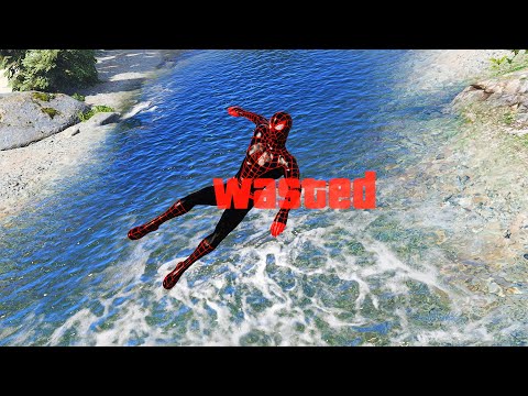 Spider-Man - GTA V Epic Wasted Jumps Fails Ep.164 | Funny Moments