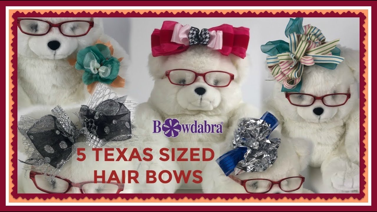 How to Make Texas Sized Hair Bows in Minutes - YouTube