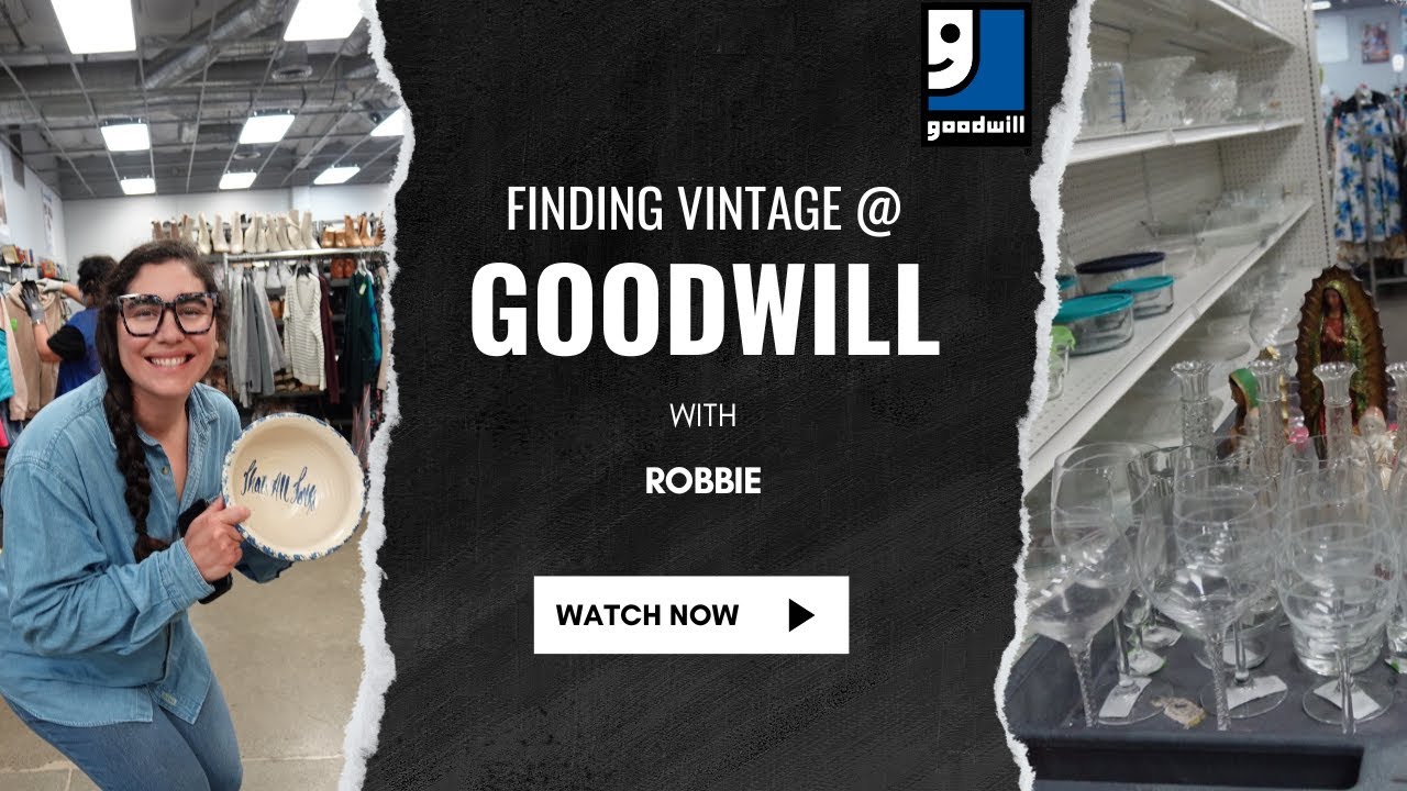 Find Vintage at Goodwill With Me - YouTube