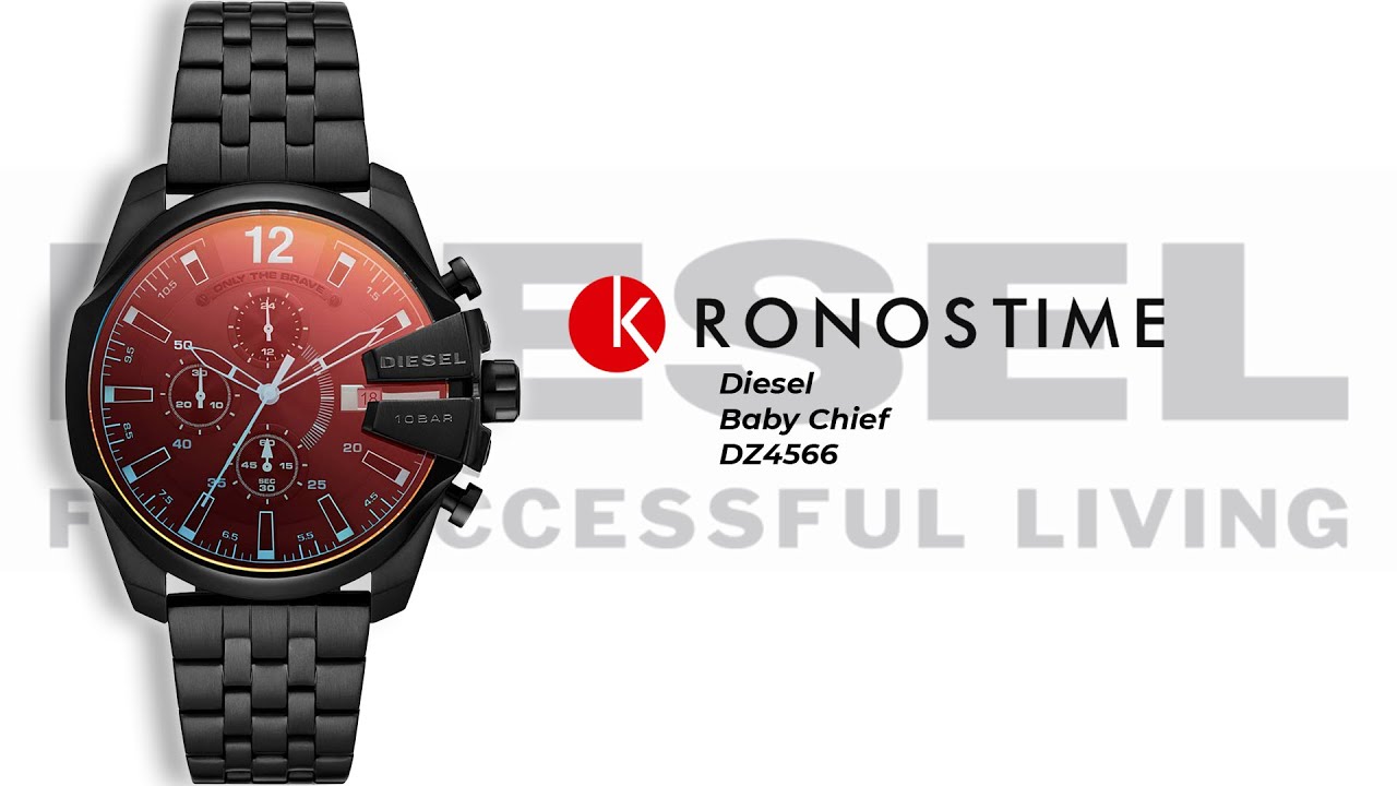 Diesel Baby Chief DZ4566 - KronosTime.RU обзор часов - YouTube