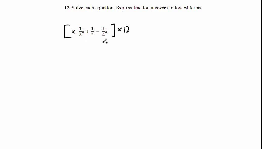 Solving Multi-Step Linear Equation example - YouTube
