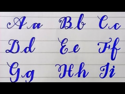 How to write Calligraphy letters | Cursive writing Cut Marker | Modern ...