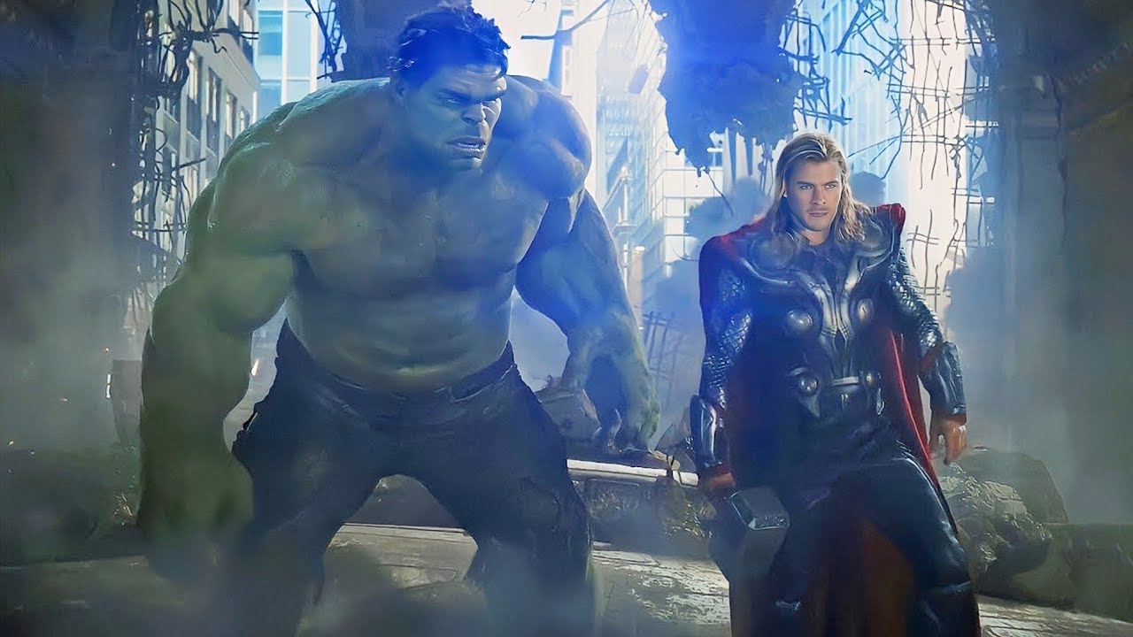 The Avengers (2012) - Avengers vs Chitauri Army Scene Part 3/5 - YouTube