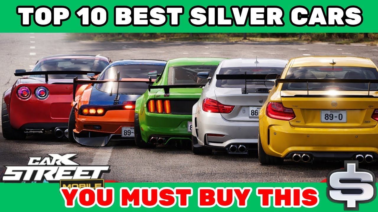 🏆Top 10 Best Silver Cars in CarX Street | You Must Buy 🚗🔥 - YouTube