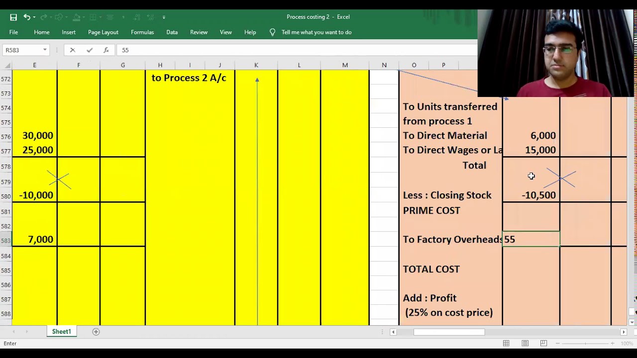 Process costing 2 Lec 04 Q 2 Part 1 Cost Accounts Deep Educations ...