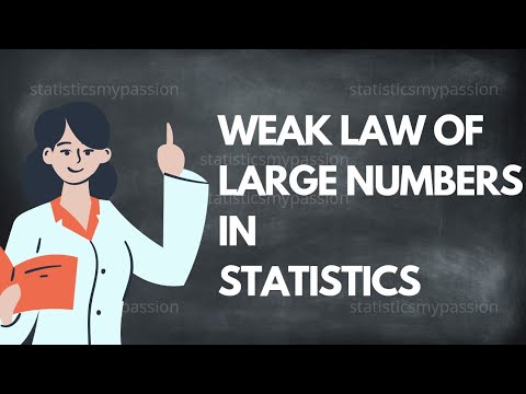 Weak law of large numbers in statistics and it's example Bsc statistics ...