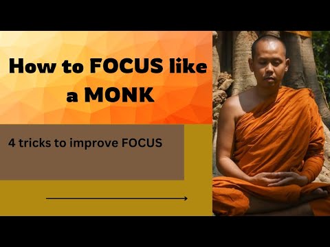 How to Focus like a Monk 💯 4 tricks to increase Focus - YouTube