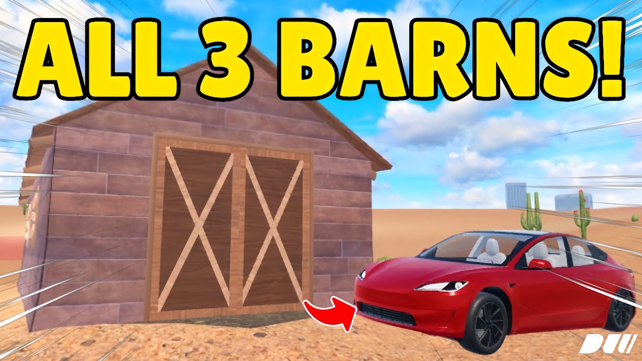 ALL 3 BARN Locations In Drive World Coiler Weekly Quests! (EASY GUIDE ...
