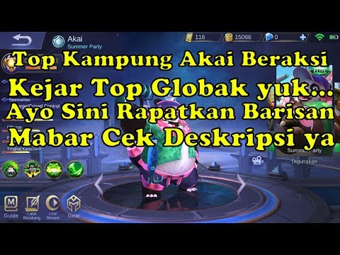 LIVE• Siangnya ML aja yuk intip aksi Top Kampung Push Solo Rank