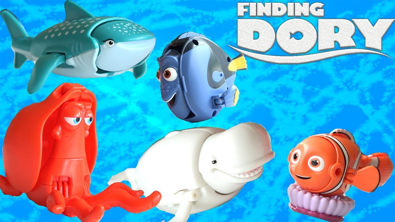 Finding Dory Unboxing toys on kids channel Cartoon Toys Review - YouTube