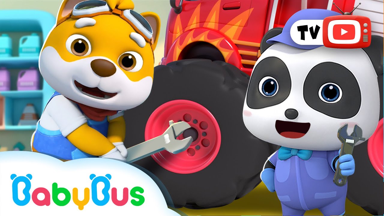 Mecanicul Zac vine în ajutor 🚨 și Alte Cântece BabyBus în Română 🔧 ...