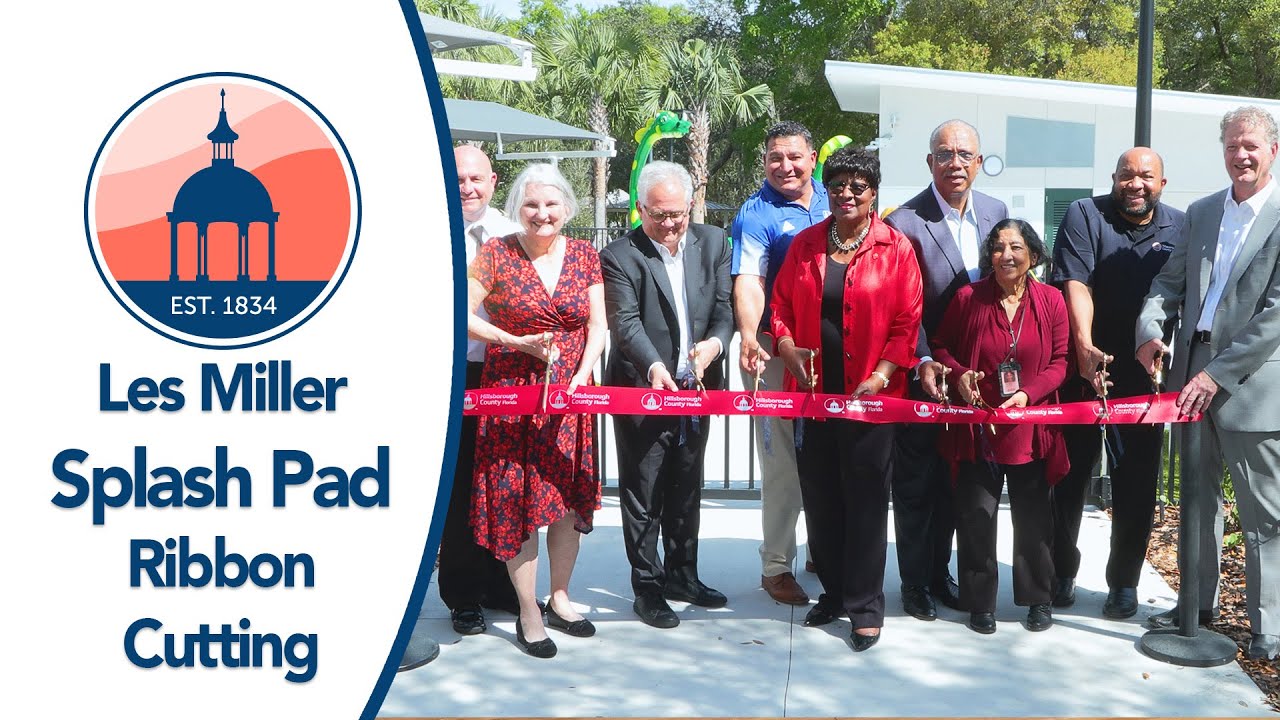Lesley "Les" Miller Jr. All People's Community Park & Life Center Splash Pad Ribbon Cutting ...