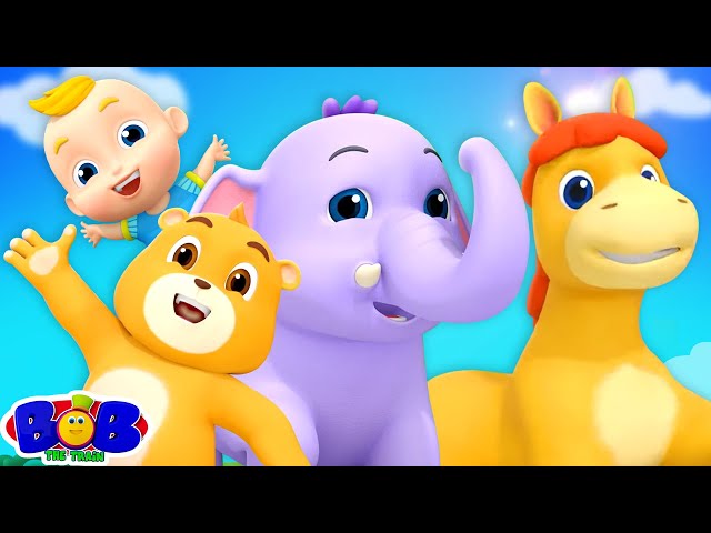 Bob the Train Went to the Zoo + More Nursery Rhymes & Baby Songs ...
