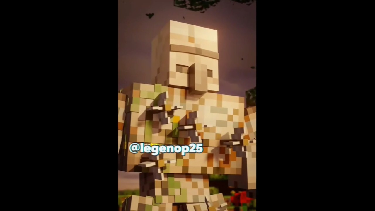 Rip 💀 iron golem 🗿 #minecraft #legend #sad #edit @Legendop25official # ...