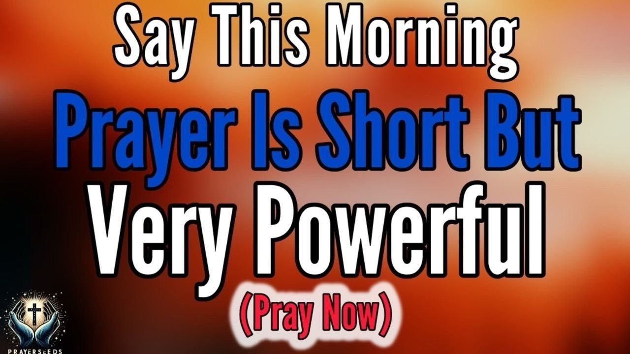 A Blessed MORNING Prayer To START Your DAY With God’s Freedom & Support ...