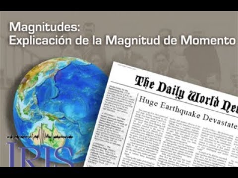 Magnitudes: Explicación de la Magnitud de Momento - YouTube