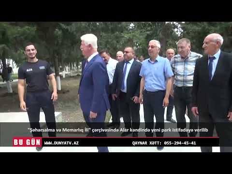 Cəlilabadın Alar kəndində yeni park istifadəyə verilib