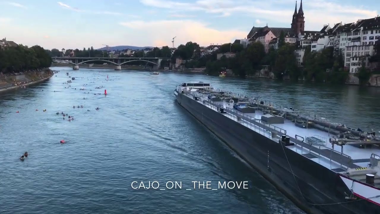 Swimming in the Rhine - YouTube