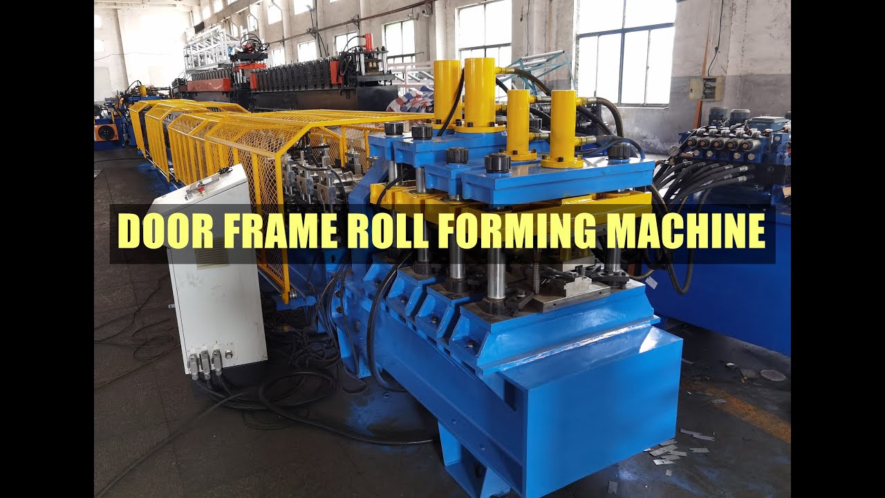 Steel Door Frame Roll Forming Machine - YouTube
