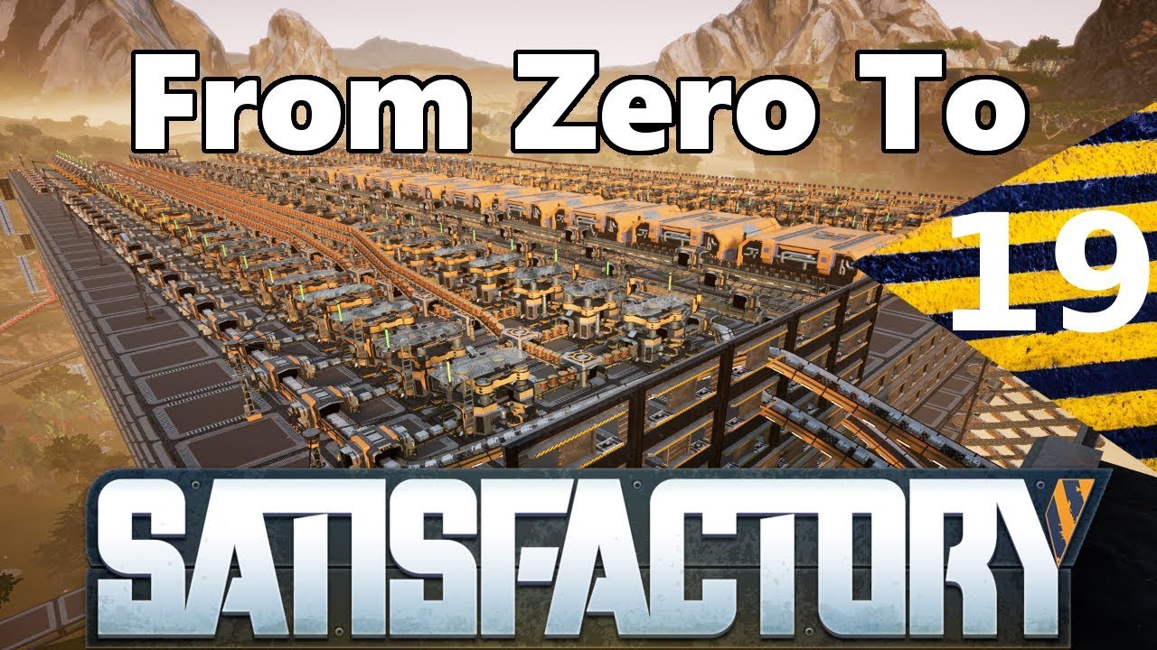 Satisfactory 19 - 24 Heavy Modular Frames per minute - YouTube