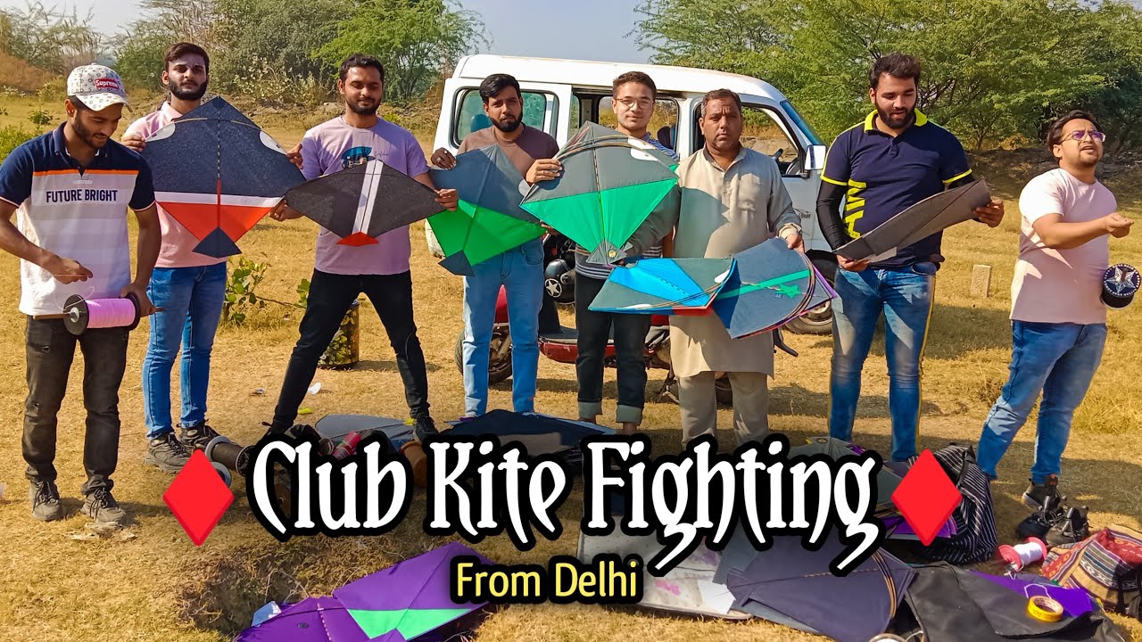 Club Kite Fighting From Delhi | U.S. KITE CLUB | Kite Fighting | Gaurav ...