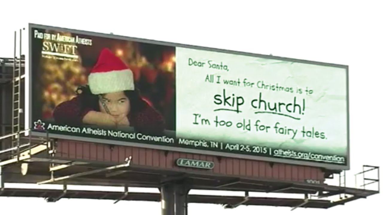 Battle of the Christmas billboards - YouTube