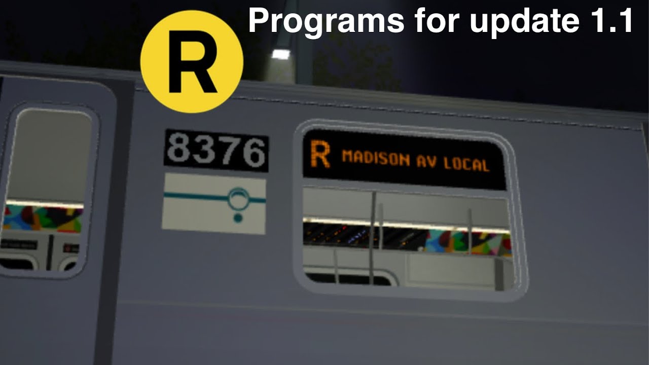 (PTA Subway) new (R) train programs for Callaghan update 1.1 - YouTube
