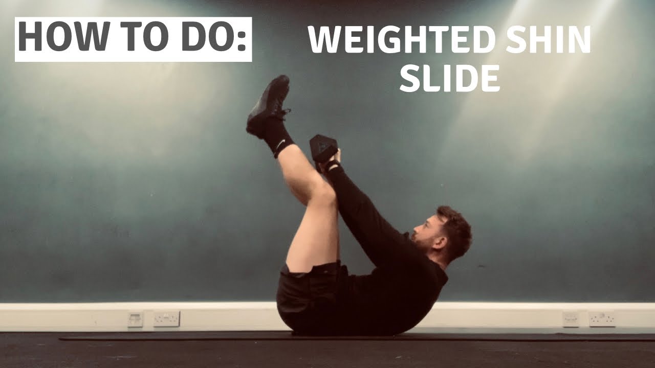How To Do: Weighted Shin Slides - YouTube