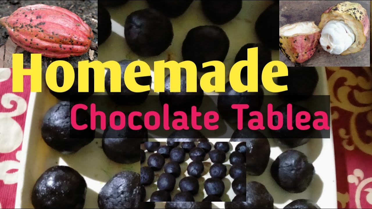 Homemade chocolate tablea, 100% pure and tasty - YouTube