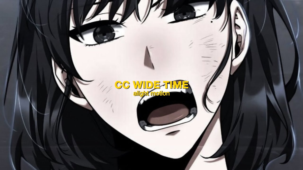 subtle cc wide time tutorial | alight motion (free) - YouTube