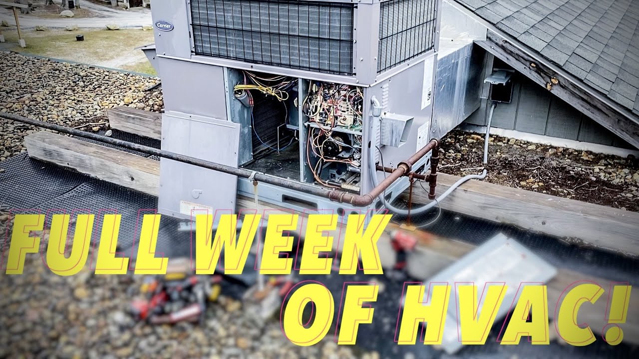 A Week Of HVAC Installs And Service Work | What do HVAC Technicians Do ...