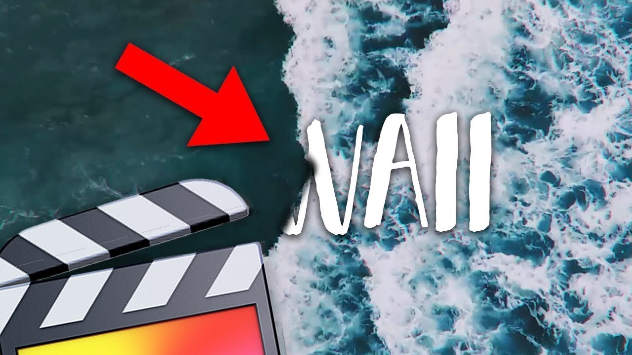 Ocean Wave Text Reveal - Final Cut Pro X - YouTube